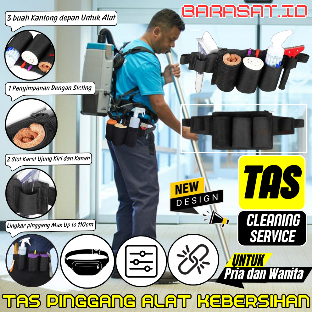 Jual Kantong Peralatan Cleaning Service Tas Pinggang Untuk Membawa Alat ...