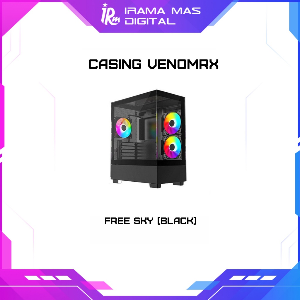 Jual CASING VENOMRX - FREE SKY (BLACK) | Shopee Indonesia