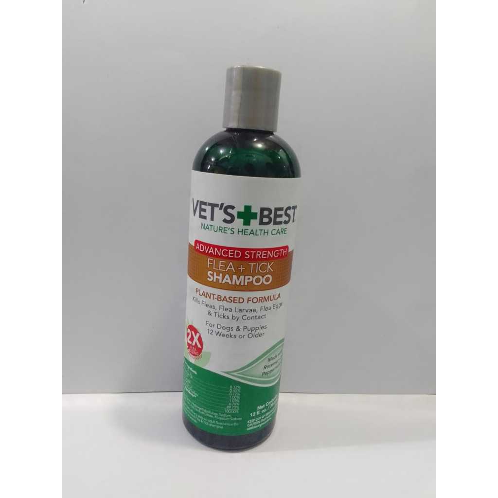 Jual Vet's Best Advanced Strength Flee + Tick Shampoo Plant-Based ...