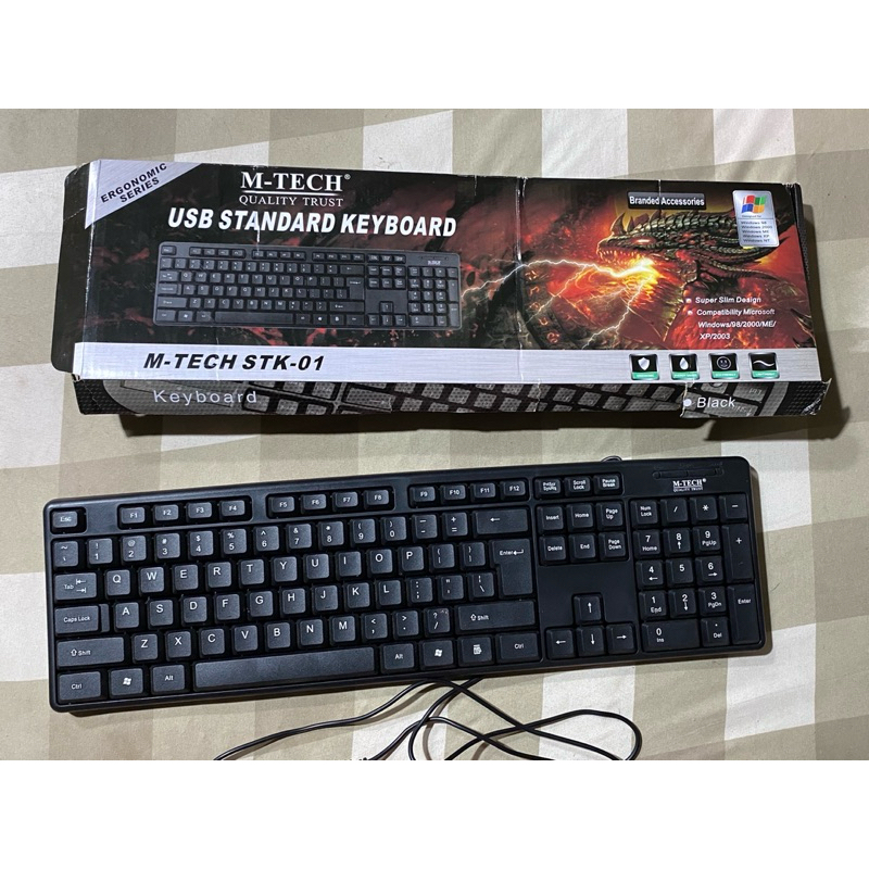 Jual Keyboard M-TECH USB Standard hitam (SEKEN) | Shopee Indonesia