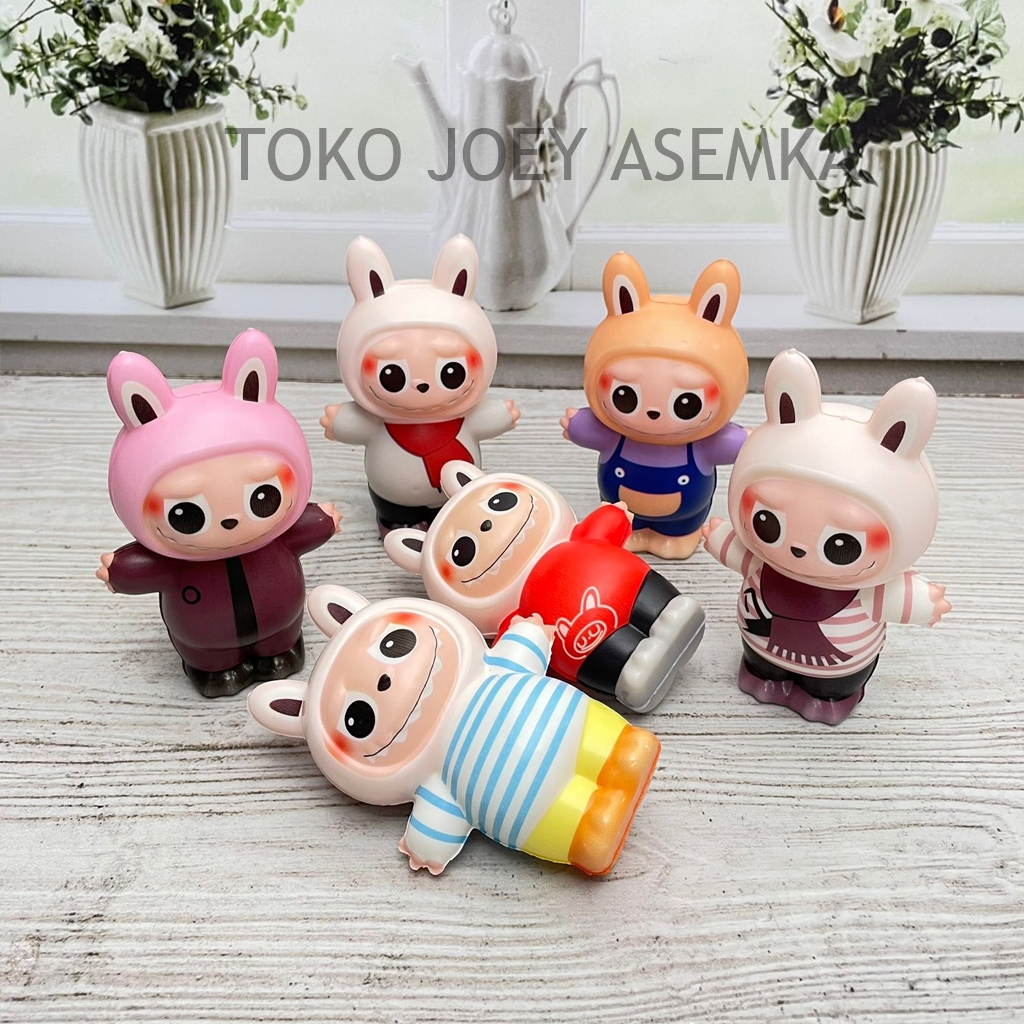 Jual SQUISHY LABUBU 12 CM PREMIUM LISA BLACKPINK POP MART MAINAN PENCET ...