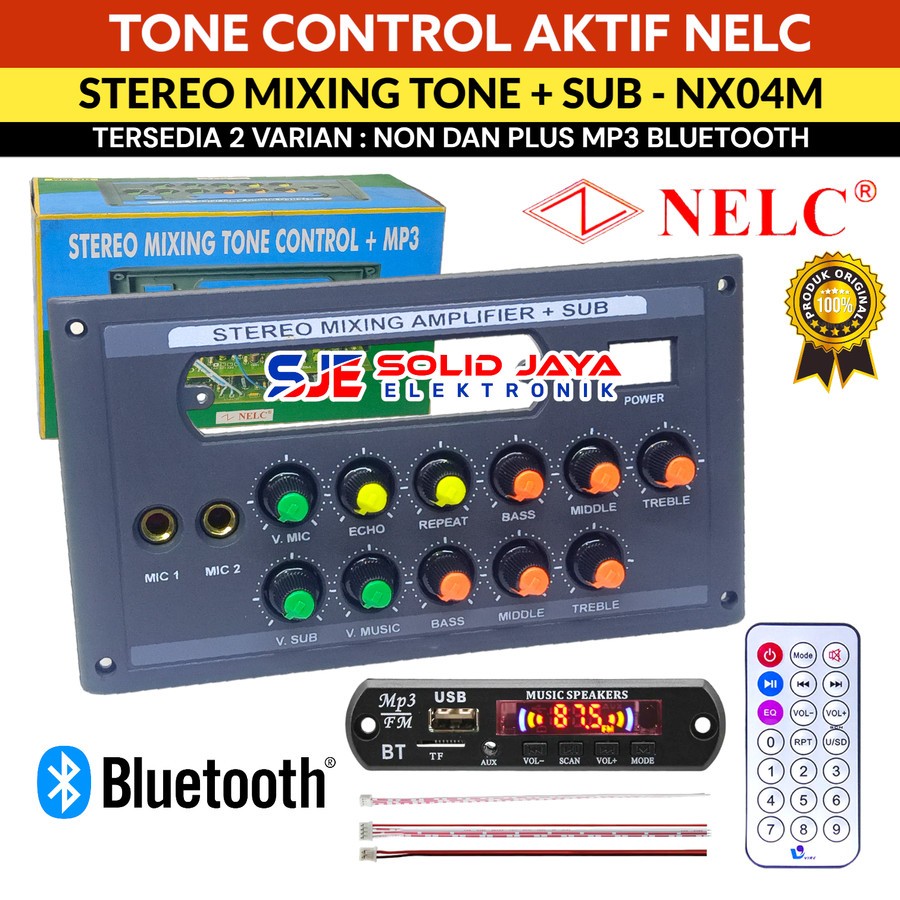 Jual TONE CONTROL AKTIF ACTIVE MIXING NX04 2 TINGKAT ECHO SUBWOOFER ...