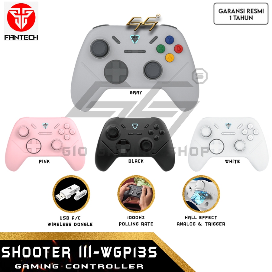 Jual Fantech SHOOTER III WGP13S WGP13-S Gamepad Wireless Hall Effect ...