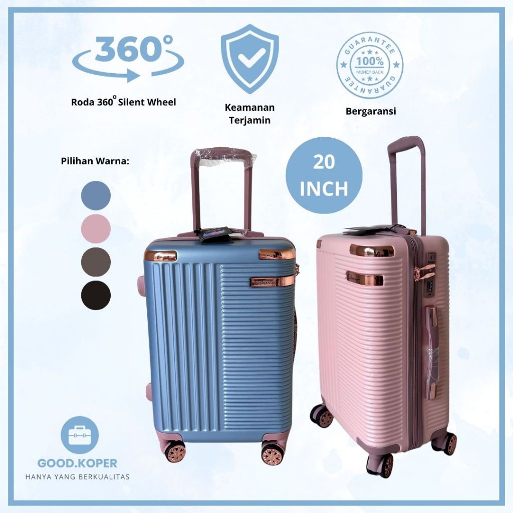 Jual [GOOD.KOPER] Koper Premium 20 Inch CABIN SIZE Bahan Fiber ...
