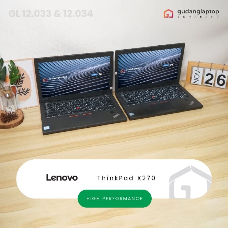 Jual LENOVO ThinkPad X270 Intel Core i7-7500U 8/256, Fingerprint, Backlight, 12,5 inch HD ...