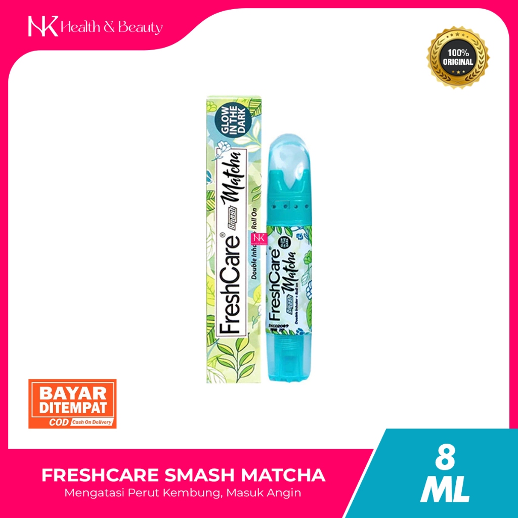 Jual FreshCare Smash Matcha Double Inhaler 0.9ml + Roll On 8ml | Shopee ...