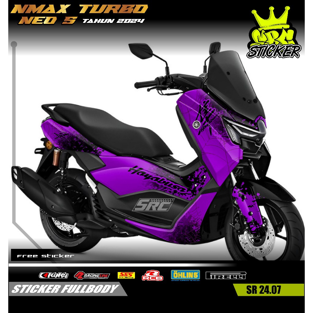 Jual Sticker Decal Nmax Neo Nmax Turbo 2024 Full Body Sticker Nmax Neo ...