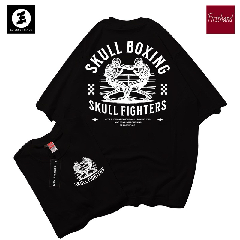 Jual Kaos Boxing Baju Distro Premium Kaos Skull Boxing Baju Tinju Kaos ...