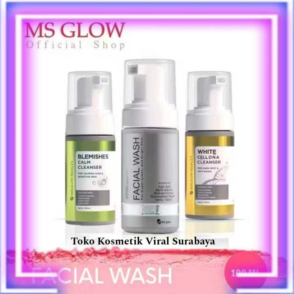 Jual FACE WASH MS GLOW / FACIAL WASH MS GLOW FACE WASH GOLDEN ...