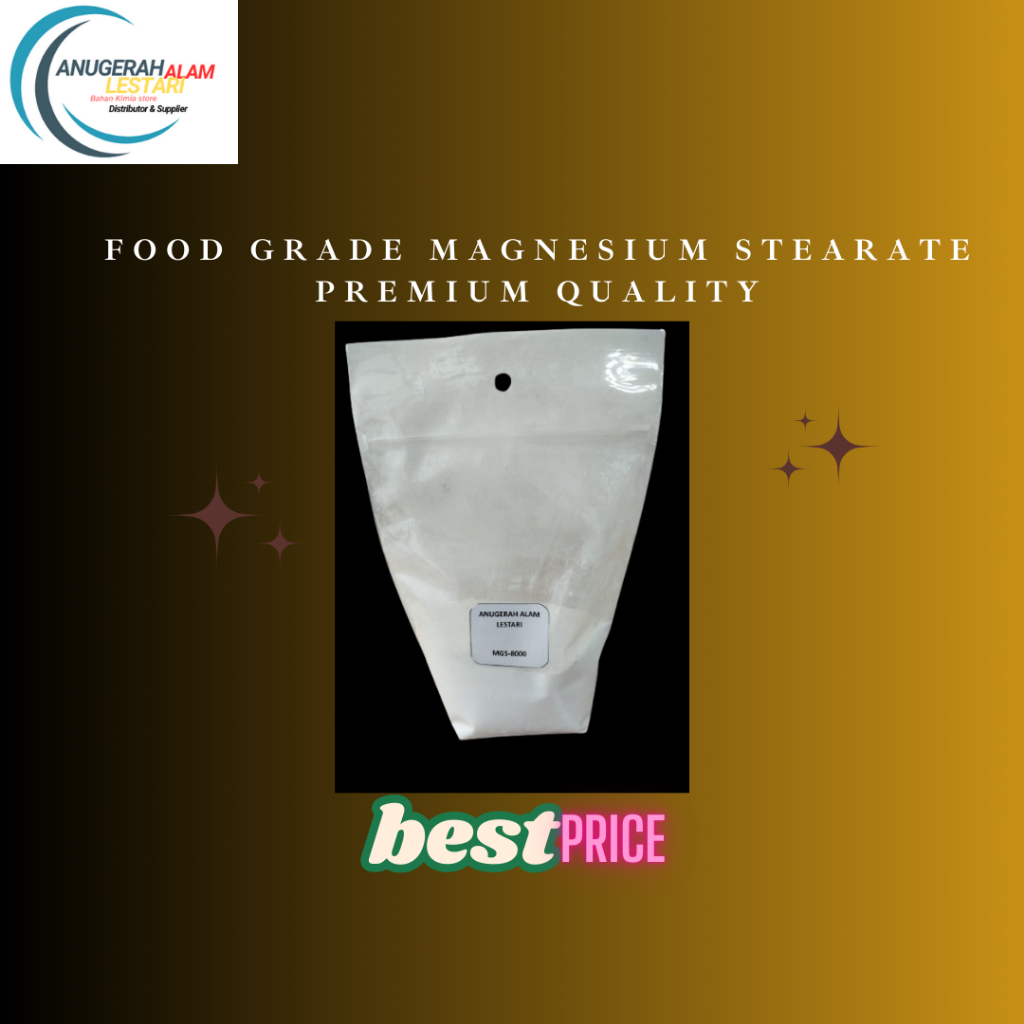 Jual Food Grade Magnesium Stearate FoodGrade Premium Quality Kemasan reapack 1000gram | Shopee ...
