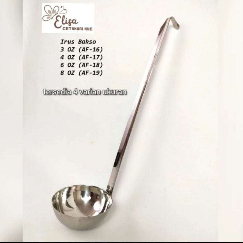 Jual Irus bakso stainless / Centong bakso / Centong kuah | Shopee Indonesia