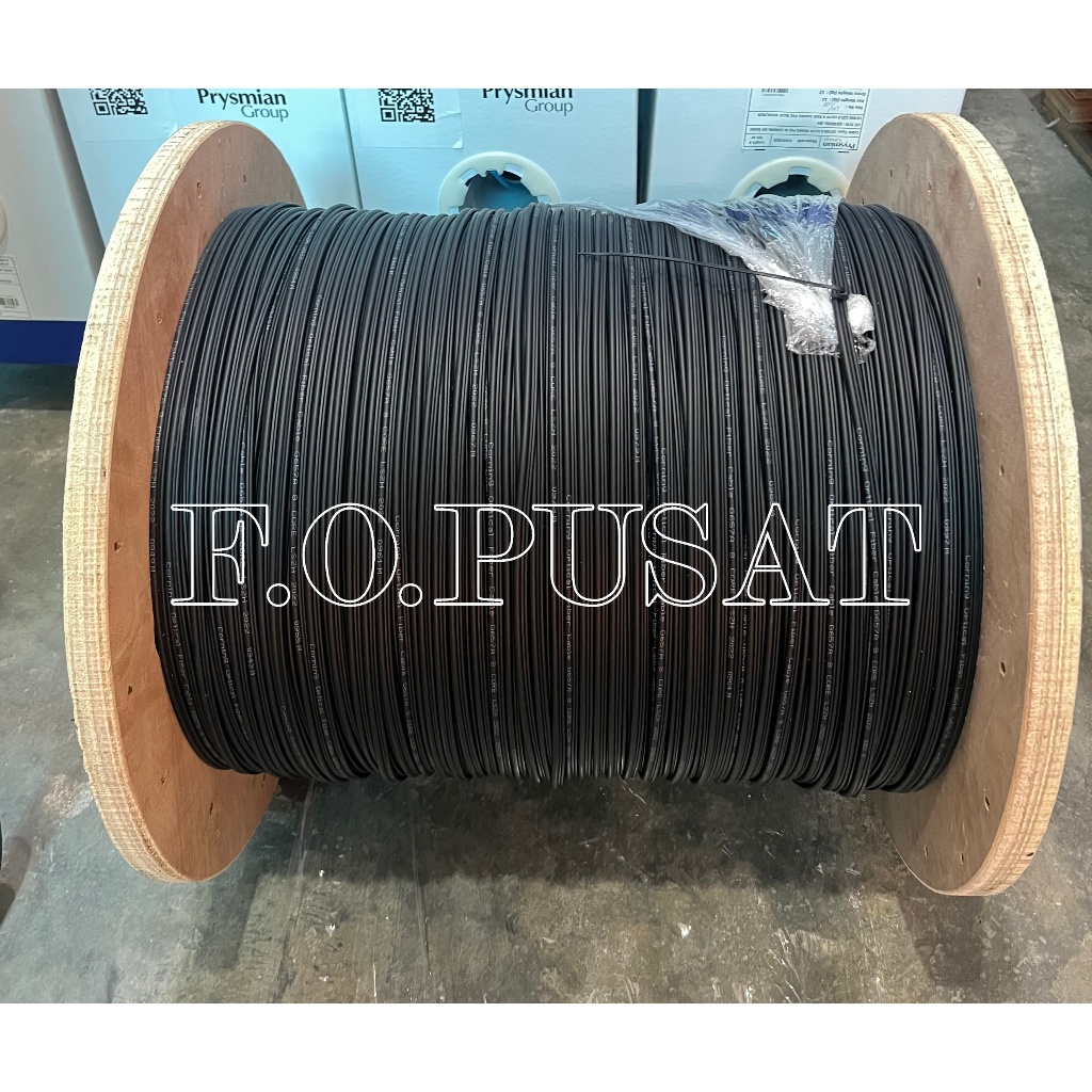 Jual Kabel FIG8 6 core 8 core 12 core Fiber Optik eceran besar 200mtr 300mtr dst | Shopee Indonesia