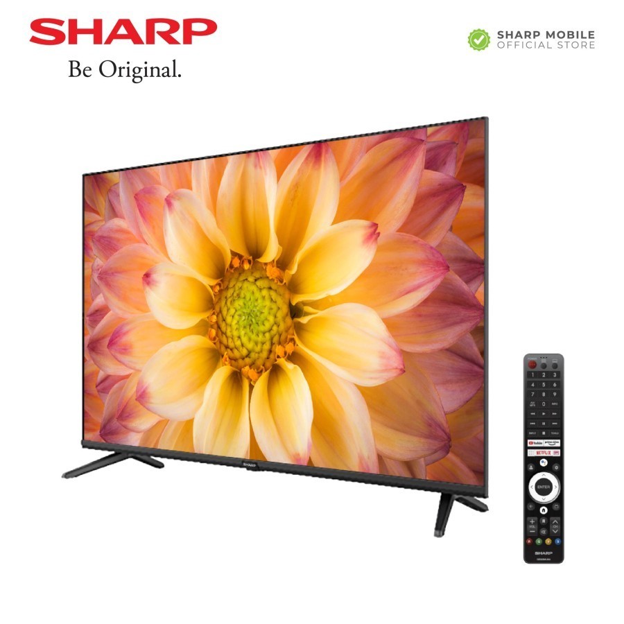 Jual Led TV Sharp 43 inch 43inch 43GH3000 2T-C43GH3000I 43GH Google Android 2K HDR Netflix ...