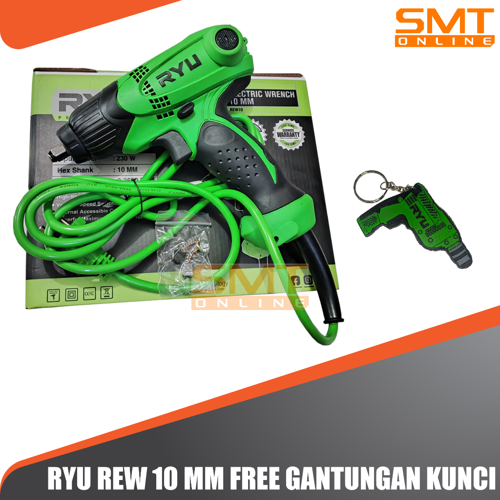 Jual IMPACT WRENCH RYU REW 10 ALAT BUKA BAUT ELEKTRIK LISTRIK RYU | Shopee Indonesia