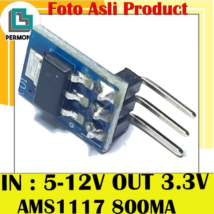Jual AMS1117 3.3V Step Down Power 800mA Module PCB | Shopee Indonesia