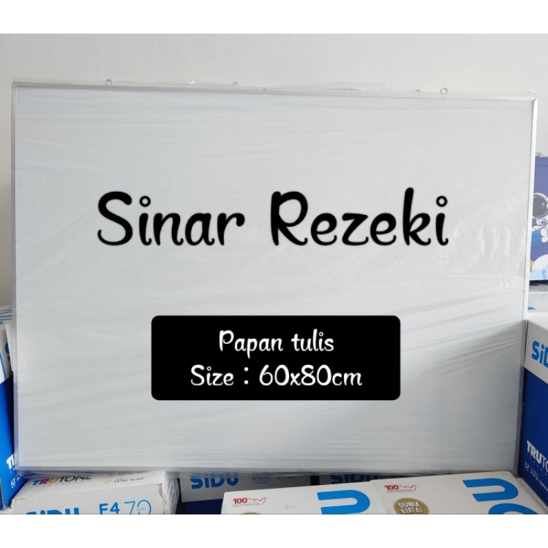 Jual 1 buah!!60x80cm!!Papan tulis whiteboard white board/papan tulis ...