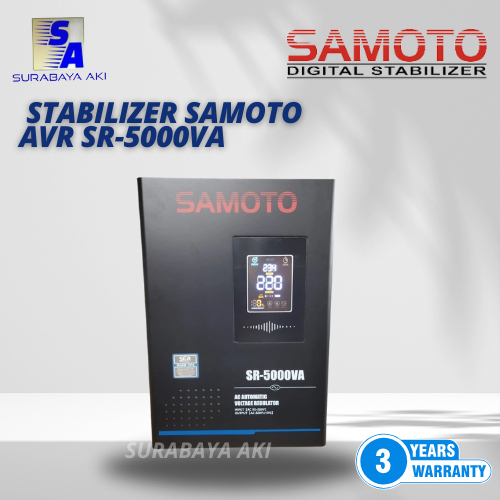 Jual Stabilizer SAMOTO AVR Stabilizer Relay Type SR5000 VA Relay ...