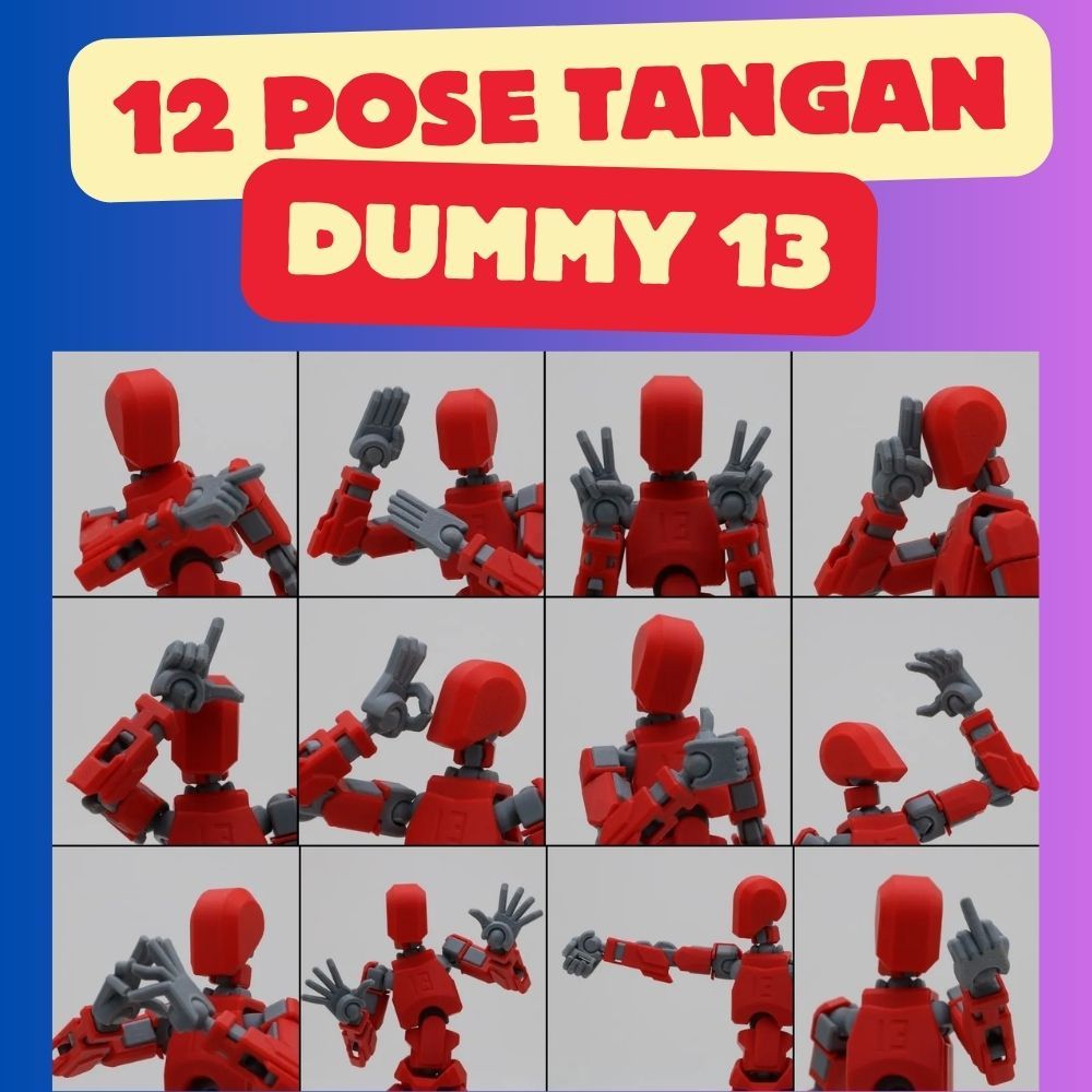 Jual 12 Pose Tangan Dummy 13 | Hand Pose Dummy 13 Action Figure ...