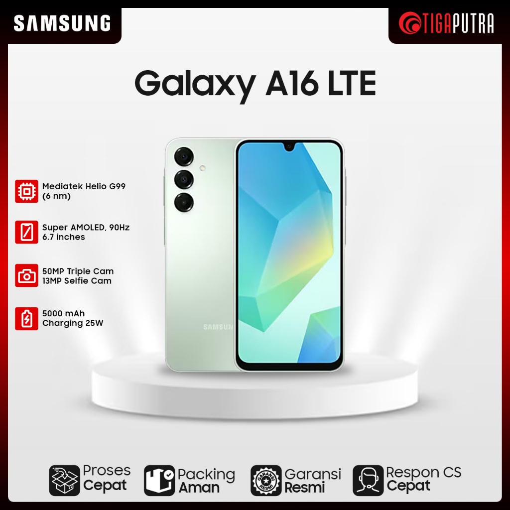 Jual Samsung A16 LTE (RAM 8GB, ROM 128/256GB, Super AMOLED, IP54 ...