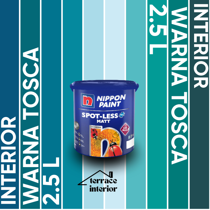 Jual Cat Tembok Nippon Paint Spotless Plus Matt Interior Warna Tosca 2. ...