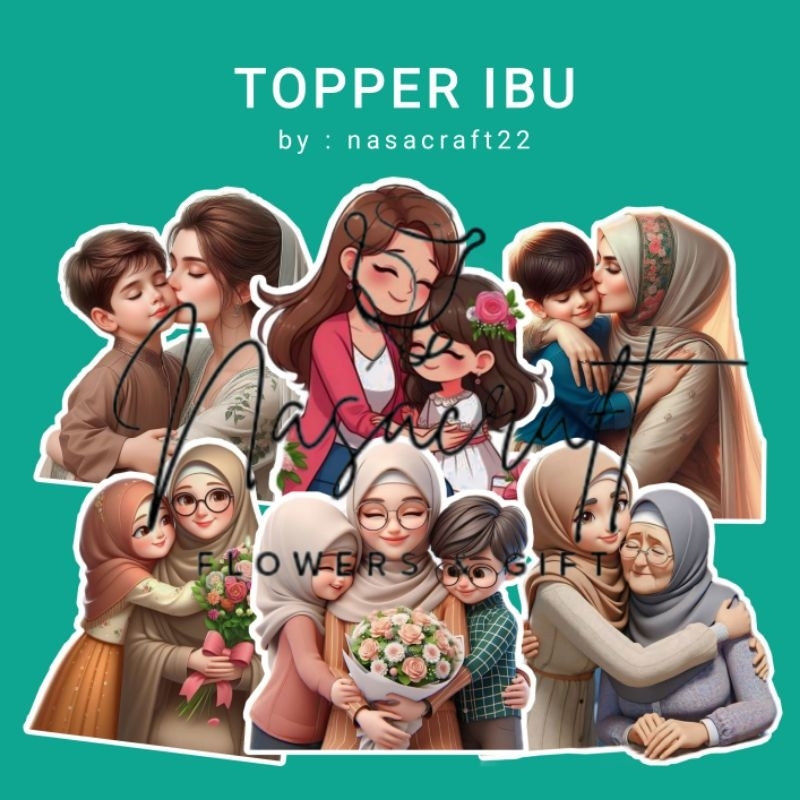 Jual TOPPER HARI IBU 11CM | Shopee Indonesia