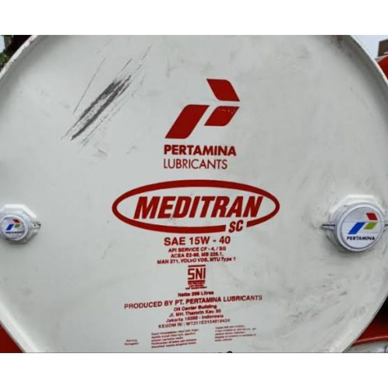 Jual Oli Pertamina Meditran SC 15w-40 Drum 209 Lt Toko Surabaya ...