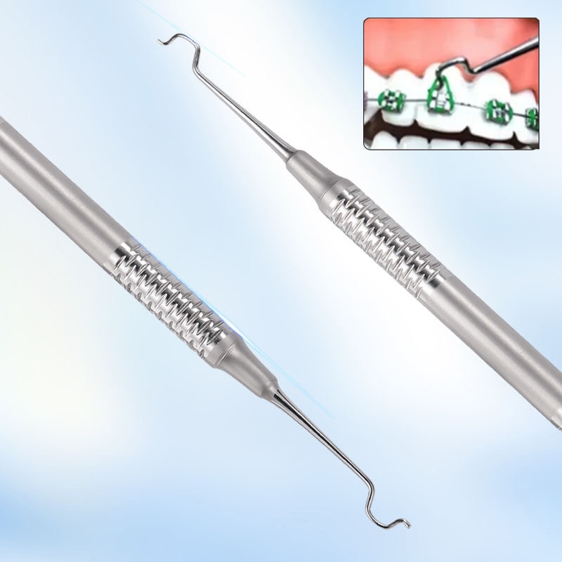 Jual Dental Orthodontic Ligature Ties Placer Tool Ligature Ring Placing ...