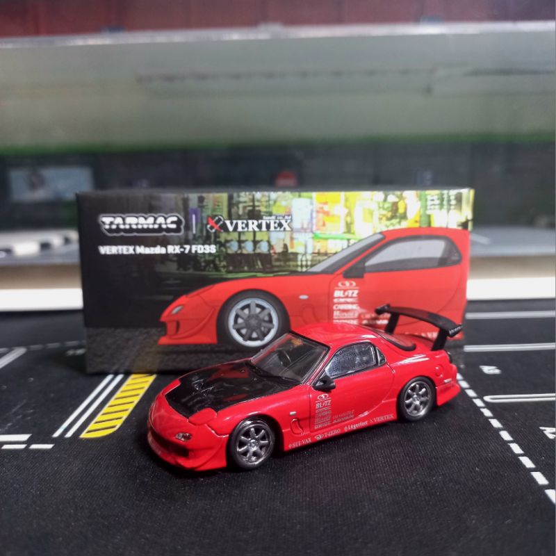 Jual Tarmac Vertex Mazda RX-7 FD3S Merah | Shopee Indonesia