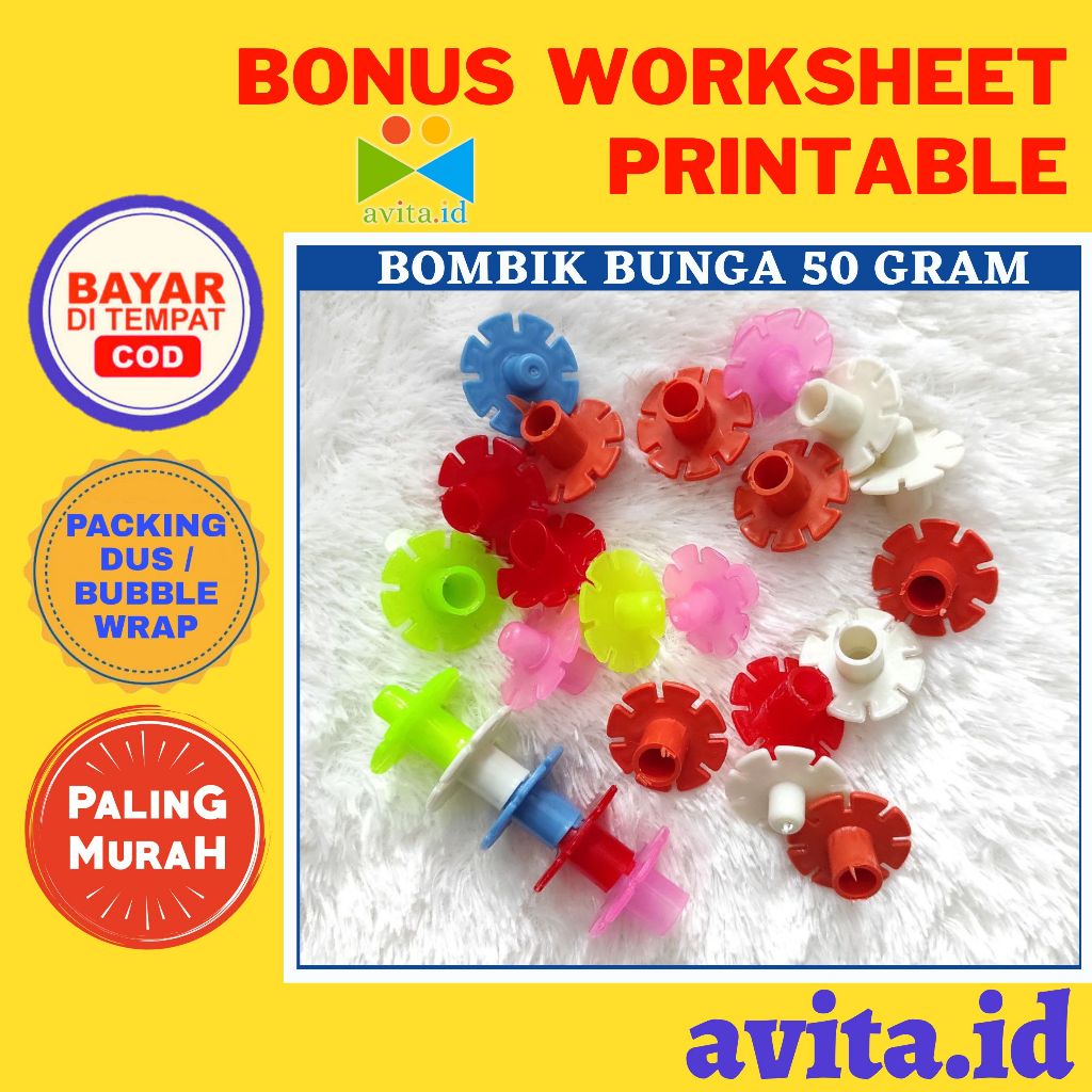 Jual avita.id 50 GRAM L3g0 Bombik Bunga / Mainan Edukasi Bombik Bunga ...