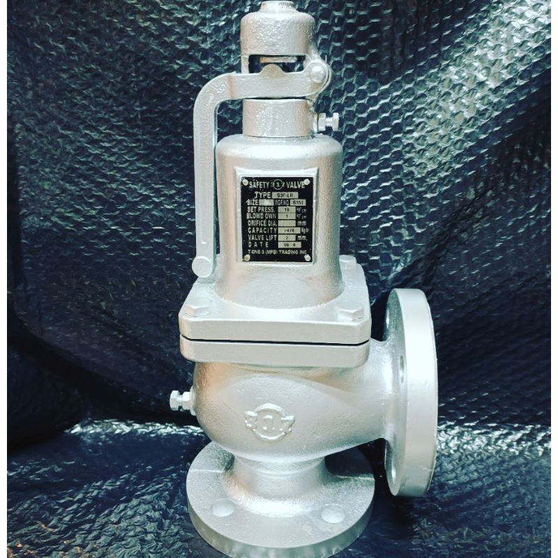 Jual Safety Valve 317 Handle 1 1/2" Inch Flange Jis 10k Cast Iron DN40 ...