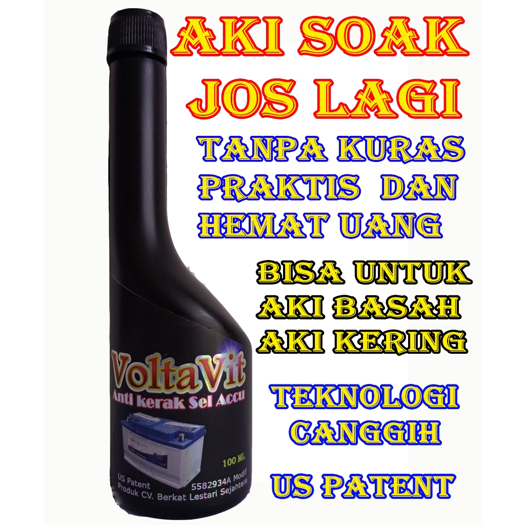 Jual Aki MotorAki Mobil Air Aki Obat Aki soak Air ZuurVitamin Accu ...