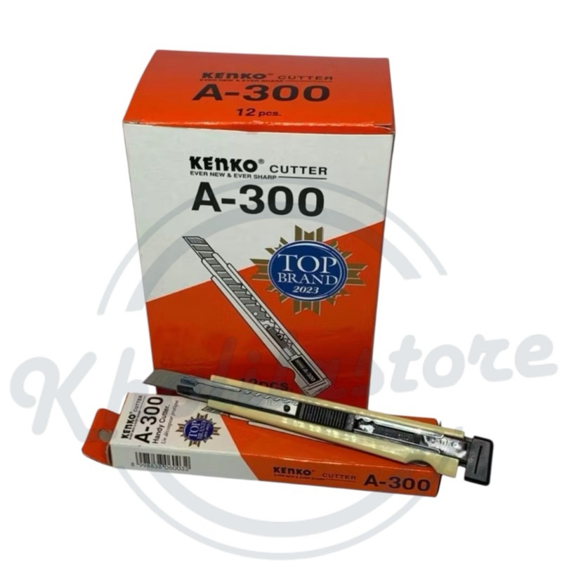 Jual (12 pcs) Cutter Kecil Kenko A-300 | Shopee Indonesia