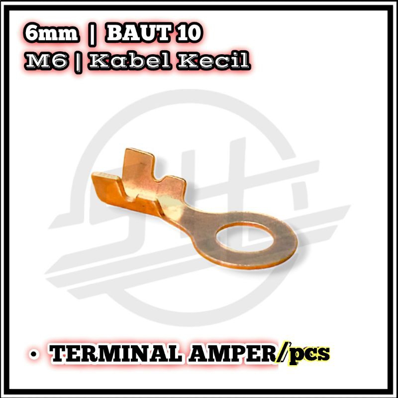 Jual Skun Ring 6mm Terminal aki motor Baut 10 | Shopee Indonesia
