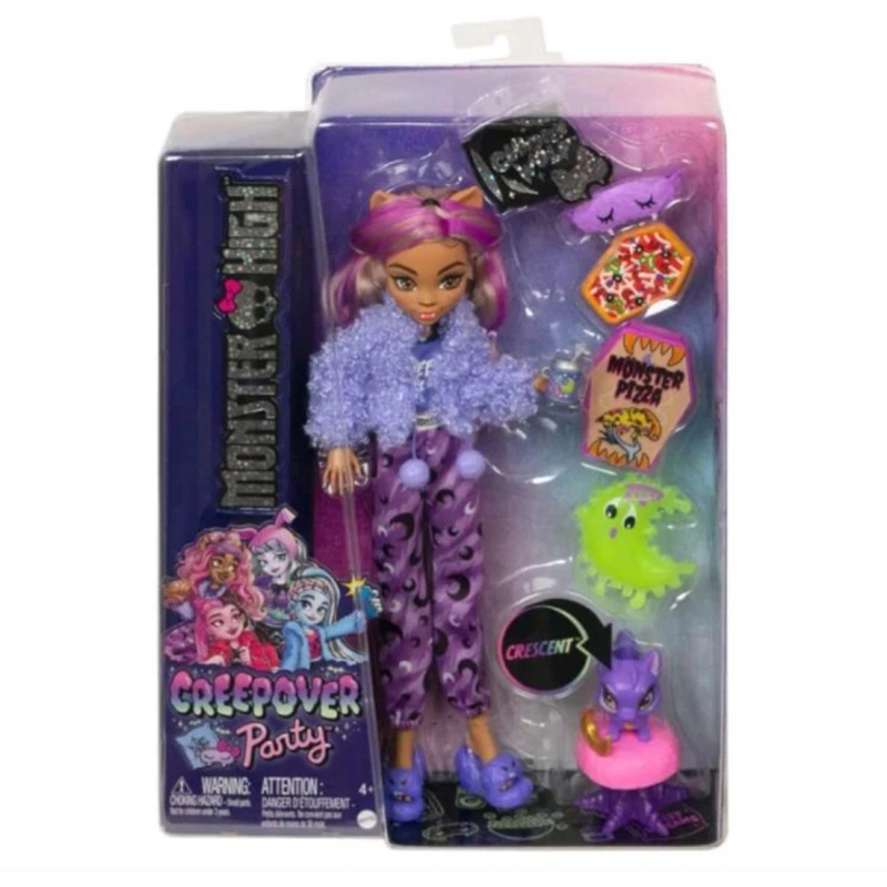 Jual Monster High Doll Sleepover Accessories Clawdeen Wolf Creepover ...