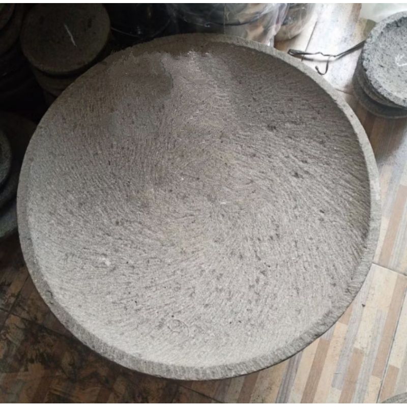 Jual Cobek Batu Jumbo Pahat asli Batu 100%/ Cobek Batu Besar pahat ...