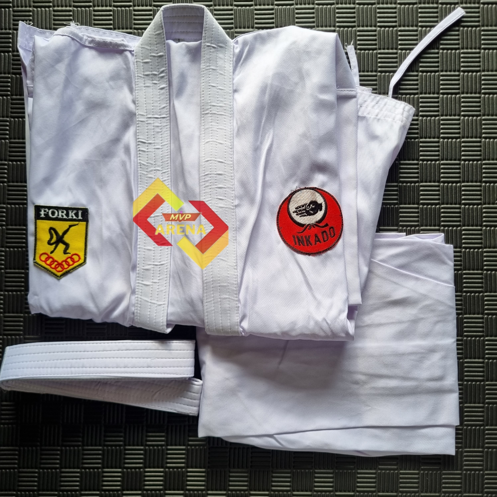 Jual (Bonus sabuk) Baju Karate INKADO Dewasa seragam beladiri karate ...