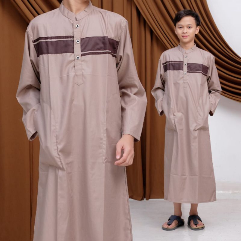 Jual Jubah Anak Laki-Laki 8-16 Tahun Lengan Panjang Alief Series ...