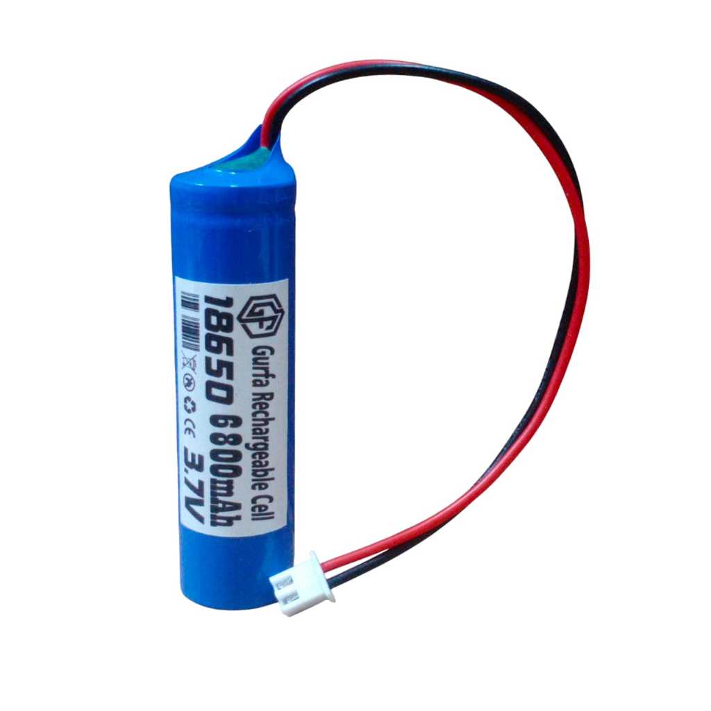 Jual Batterai Charge Type 18650 Li-ion 3.7volt - 6800mAh Socket Putih ...