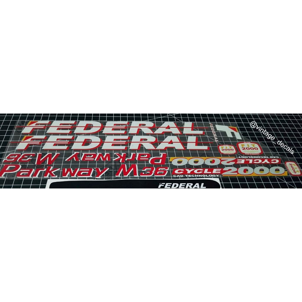 Jual sticker decals sepeda federal parkway m36 | Shopee Indonesia