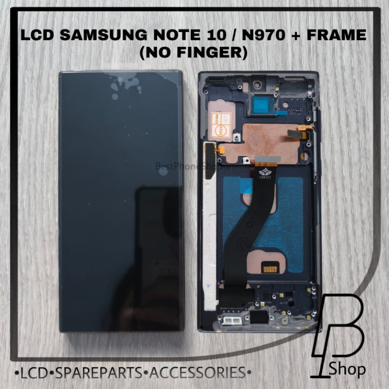 Jual LCD SAMSUNG NOTE 10 / N970 + FRAME (NO FINGER) | Shopee Indonesia