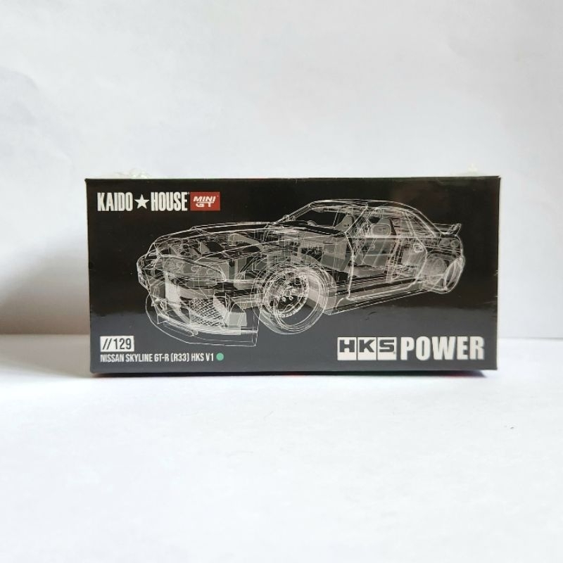 Jual Mini GT Kaido House Nissan Skyline GT-R R33 HKS V1 KMHG 129 ...