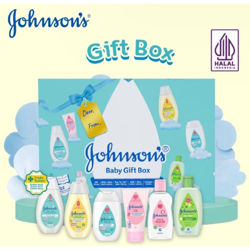 Jual Johnsons Baby Gift Set Box | Shopee Indonesia
