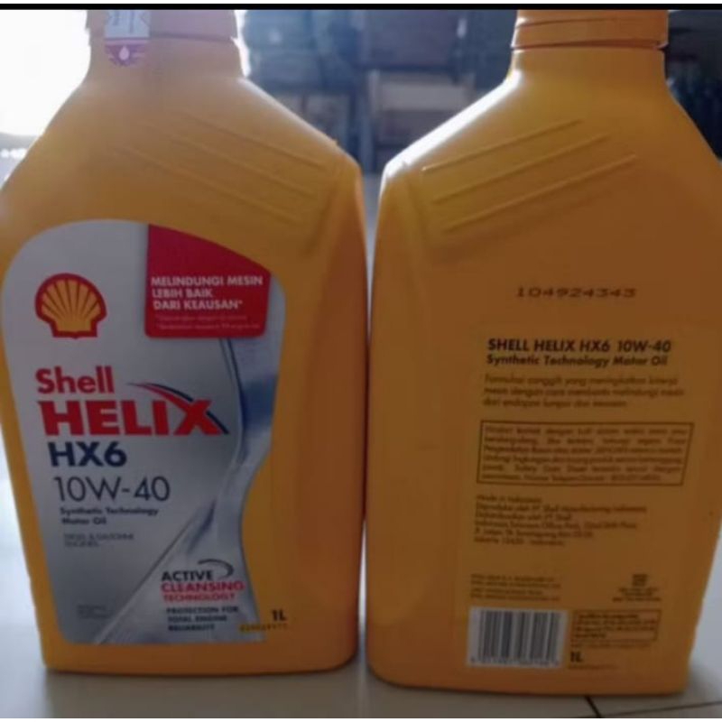 Jual oli shell helix HX6 10w-40 1ltr | Shopee Indonesia
