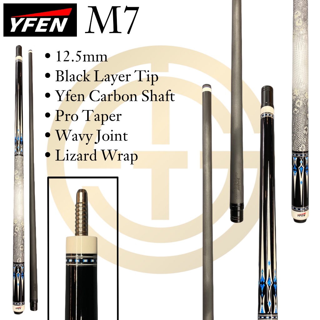 Jual Yfen M7 Series Carbon Play Stick Billiard | Shopee Indonesia