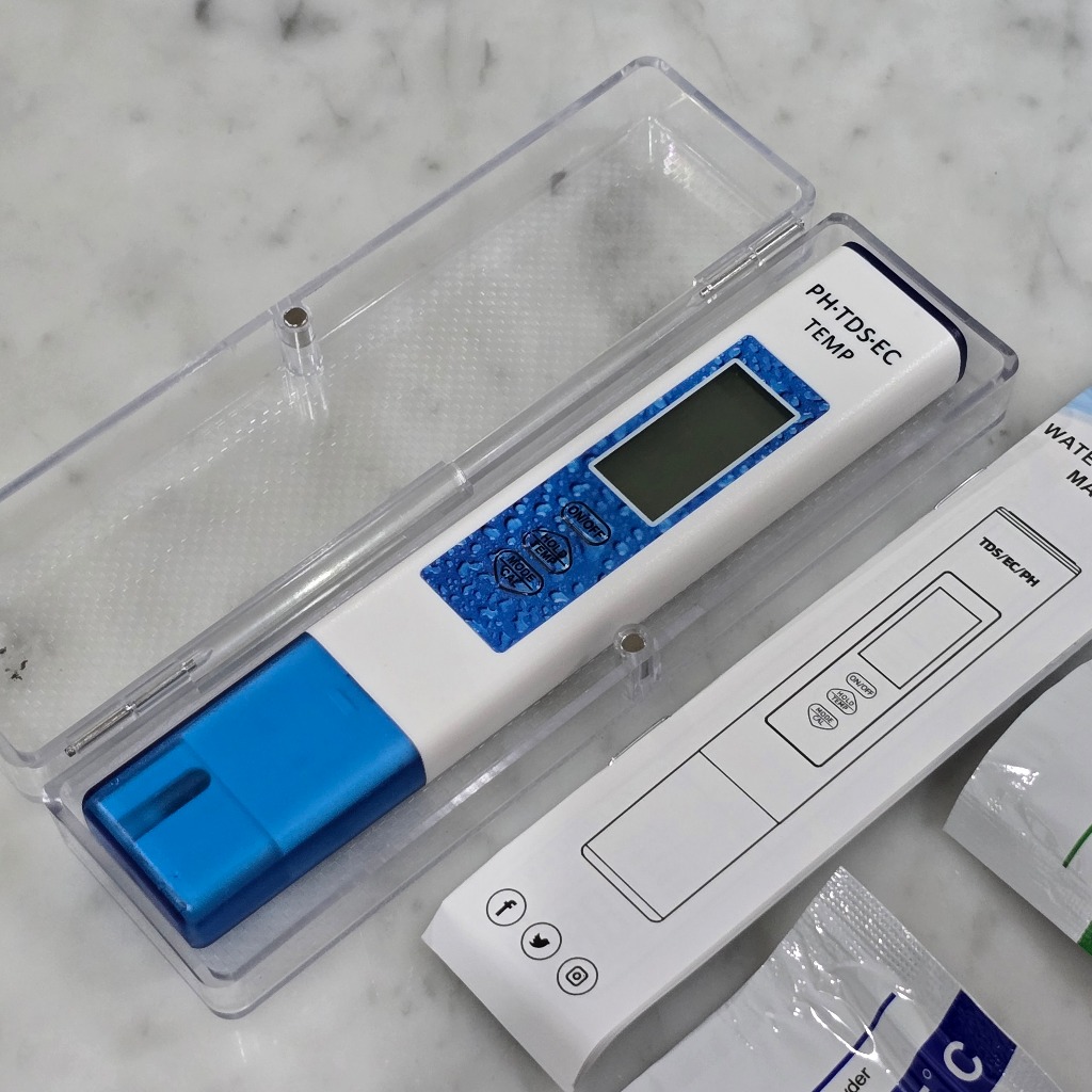 Jual 4 in 1 PH Meter Water Quality Tester PH/EC/TDS/TEMP Digital Water ...