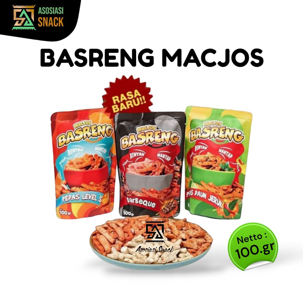 Jual MACJOS BASRENG Cemilan Snack Viral Makroni Macaroni Jaos goreng ...