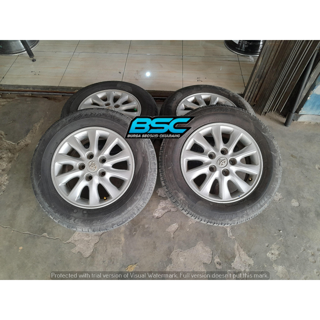 Jual Velg Mobil Bekas R15 Ori Oem Innova Pcd 5x114 Plus Ban Seger Ring 15 New Carry Inova Luxio ...