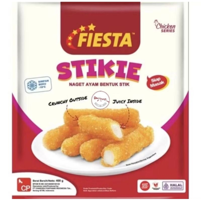 Jual FIESTA STIKIE | CHICKEN NUGGET STICK 400GR | PACKING BARU | Shopee ...