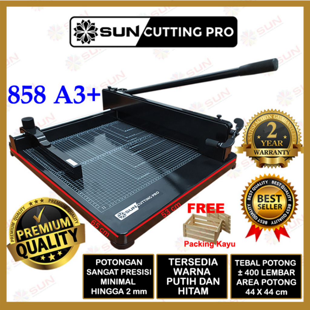 Jual Zyd Mesin Pemotong Kertas 1 rim A3 858 Kualitas Super Premium ...