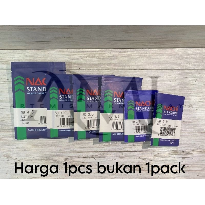 Jual NACHI 2M /2,5M /3M /3,5 /4M /4,5M MATA BOR BESI HSS(Harga 1pcs BUKAN 1 pack ) Baca ...